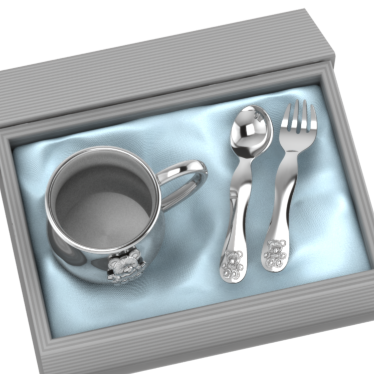 Silver Plated Baby Gift Hampers Collection – Krysaliis Solid Silver