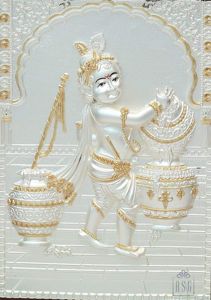 999 Pure Silver God Photo Frames by Krysaliis Isvara...