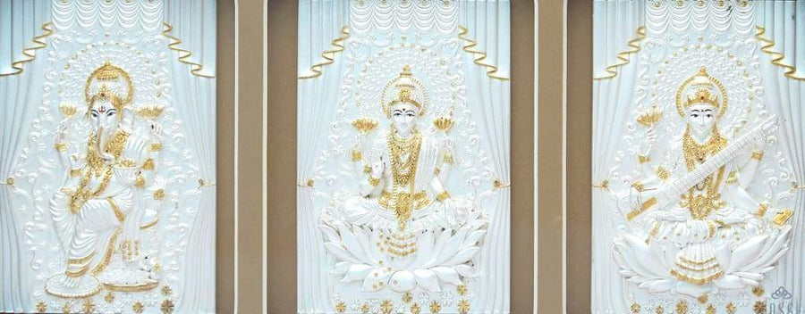 999 Pure Silver God Photo Frames by Krysaliis Isvara...