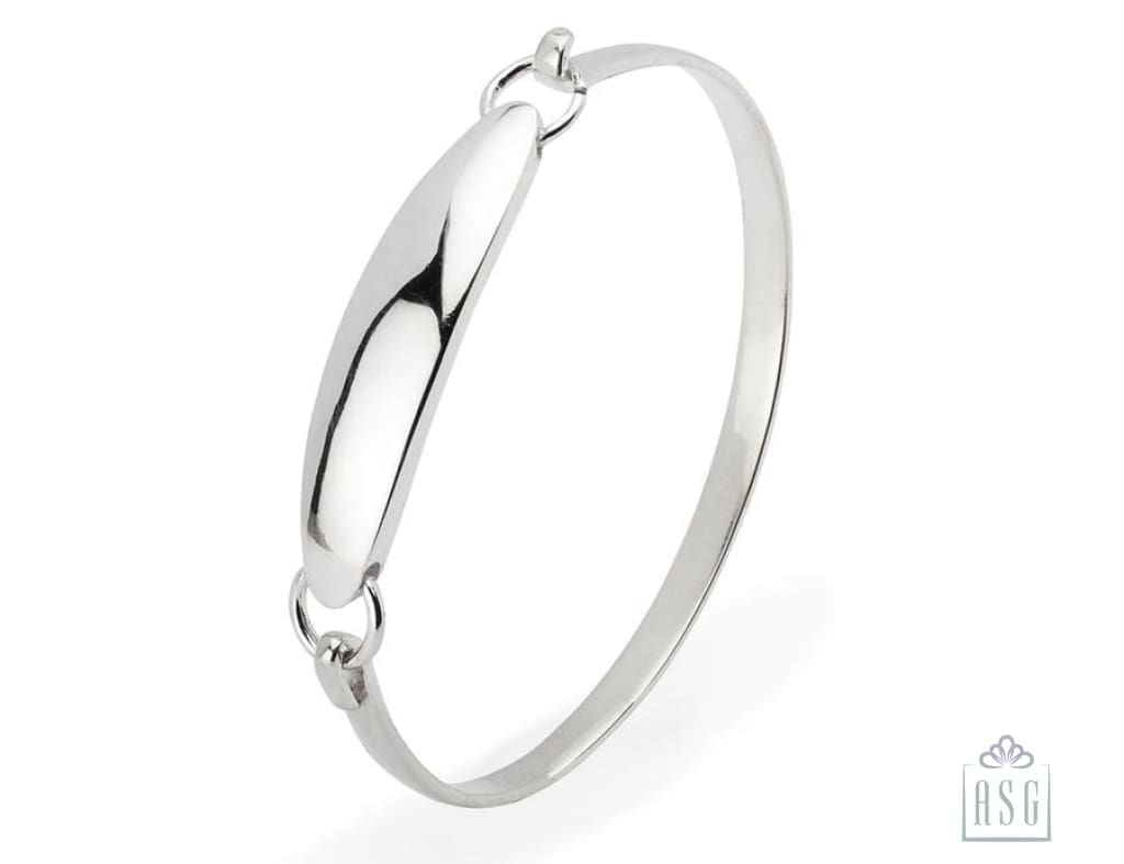 Sterling Silver Baby Gift Set with Baby Rattle and Bracelet